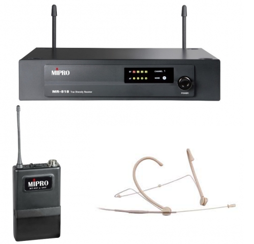 Mipro MR818-MT + MU23 - Bundle - Headset- & Clips-mikrofonsæt - Music2you