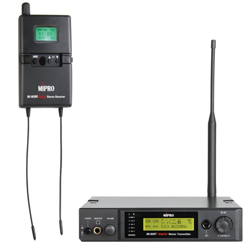 Mipro MI-909 Digital stereo In-Ear System - E5 / 480-544 MHz