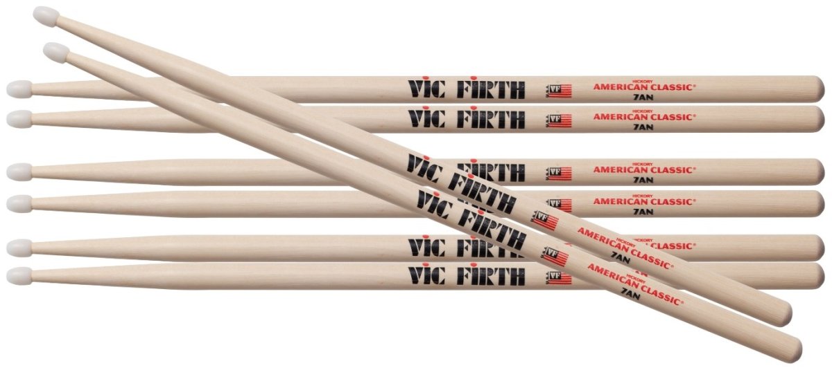 Vic Firth 7AN American Classic Nylon Tip Value Pack - Music2you